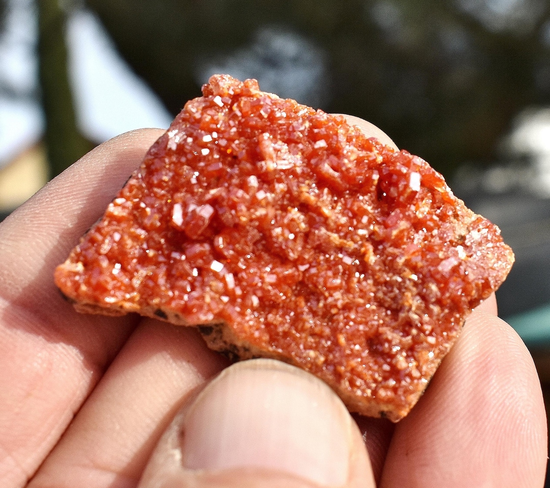 Red VANADINITE Crystal Mineral Specimens From Mibladen Mine, Morocco 1 ...
