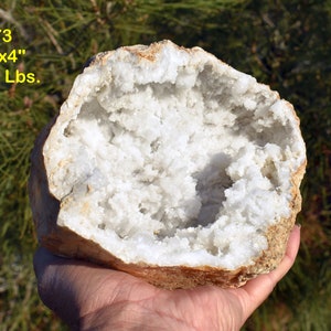 Extra Large HOLLOW Quartz CRYSTAL GEODES Choice of 10 - Etsy