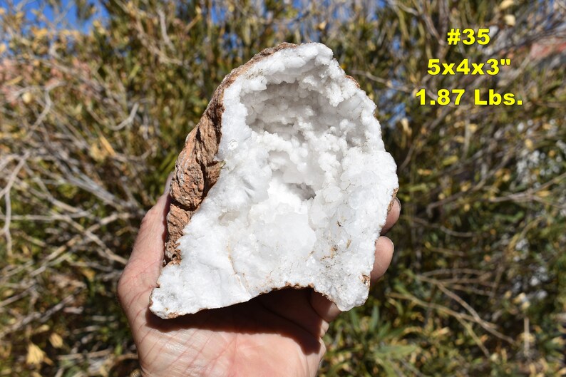 Extra Large HOLLOW Quartz CRYSTAL GEODES Choice of 10 - Etsy