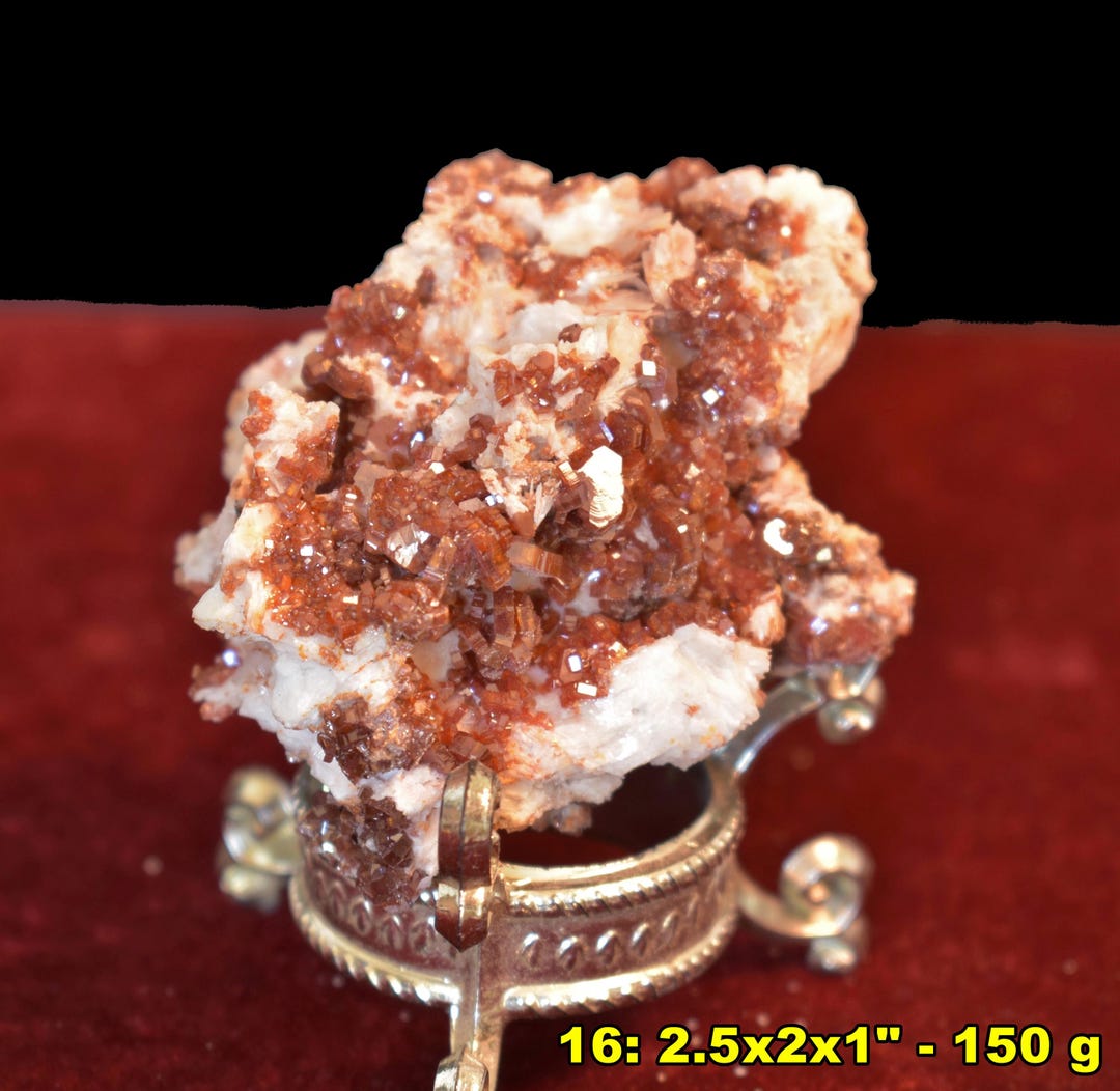 VANADINITE Mineral Specimen From Morocco * Brilliant Red Crystals * 2-4" Size * Choice of 9 ...