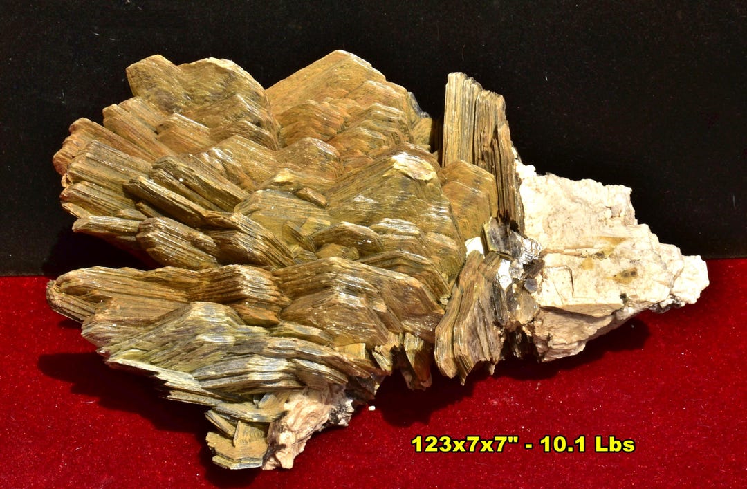 RARE Large Muscovite MICA Flower spray Pegmatite Mineral Specimen From ...