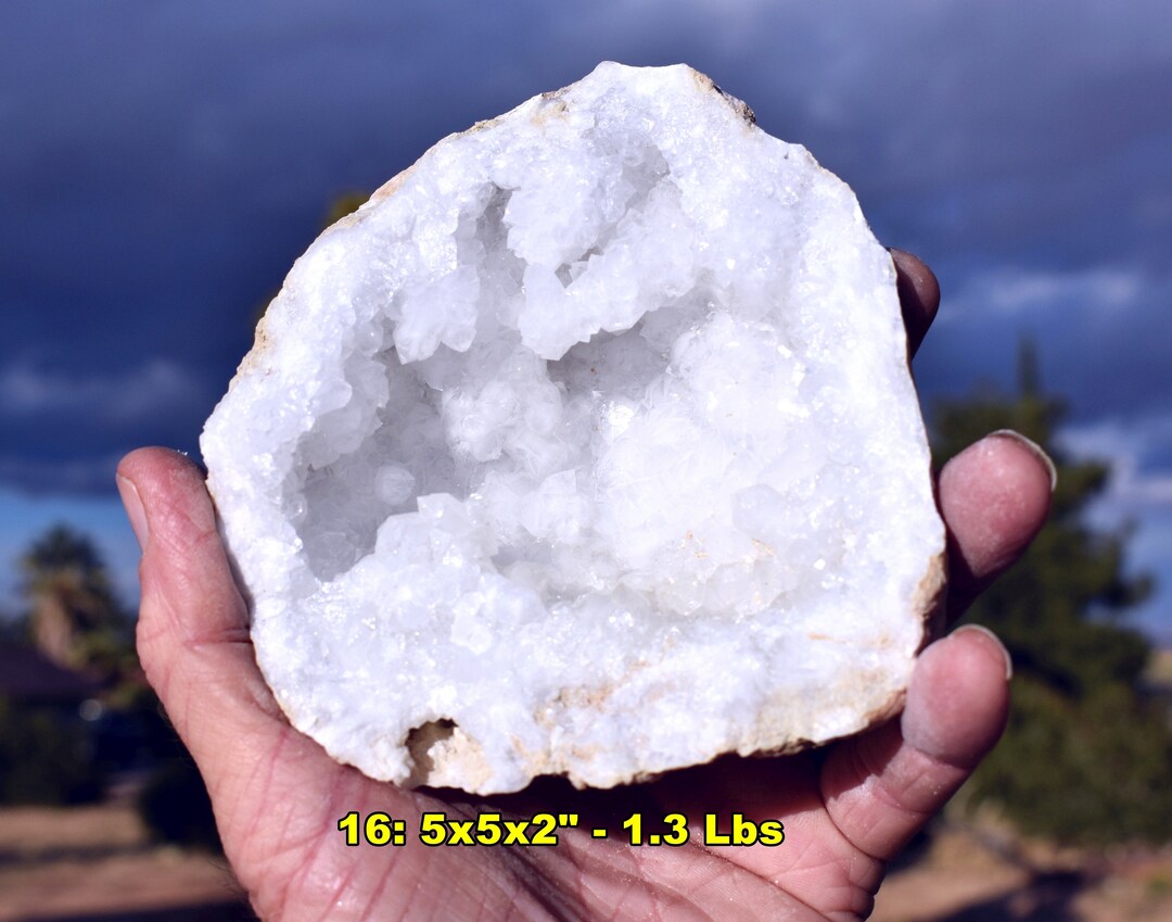 Extra Large Hollow Quartz CRYSTAL GEODES Choice of 10 5-10 Quartz ...