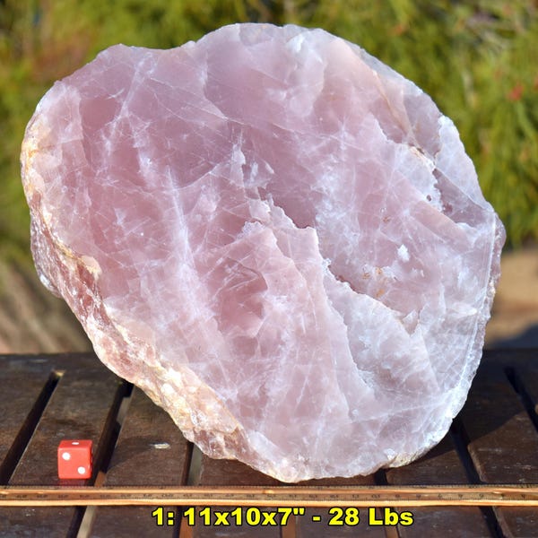 Large Rose Quartz - Etsy