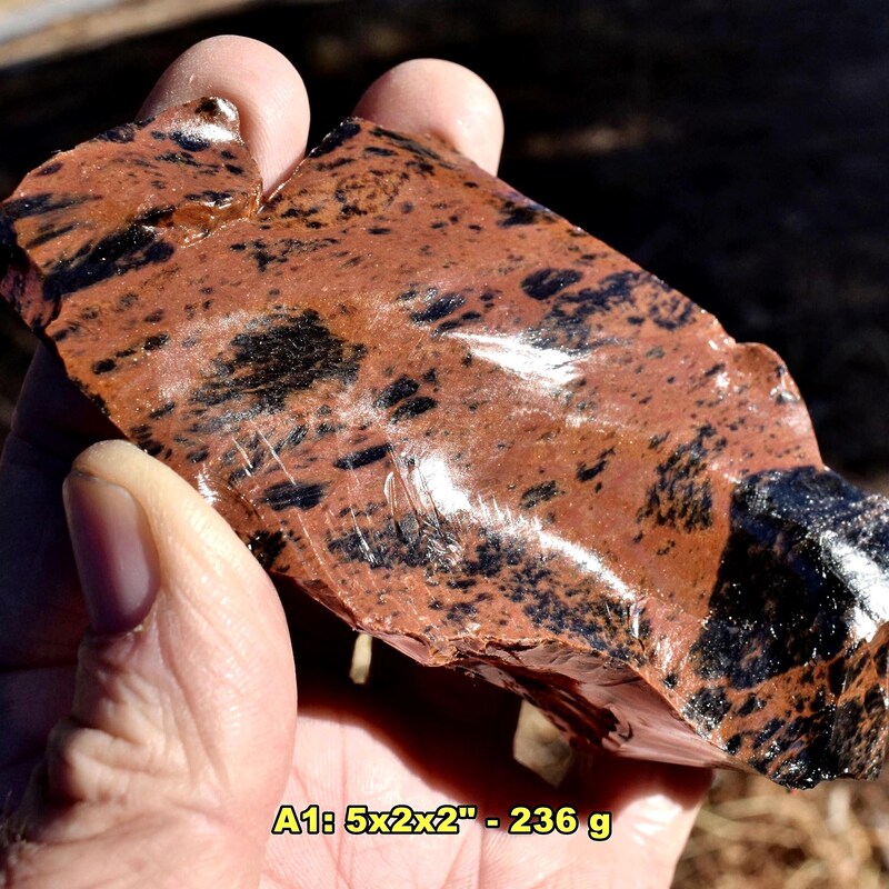 Red Obsidian - Etsy