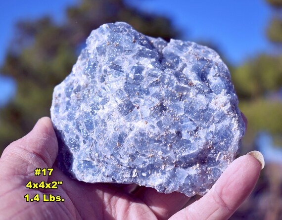 Raw Blue Calcite