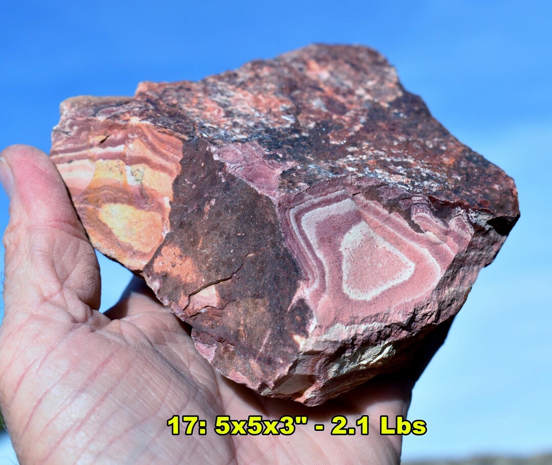WONDERSTONE RHYOLITE Mineral Specimens 4-8 Size Choice of 10 Colorful ...