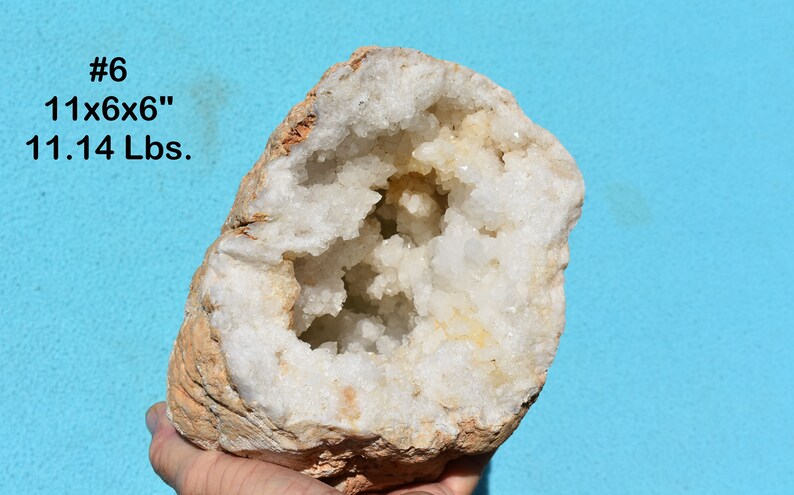 Extra Large HOLLOW Quartz CRYSTAL GEODES Choice of 10 - Etsy