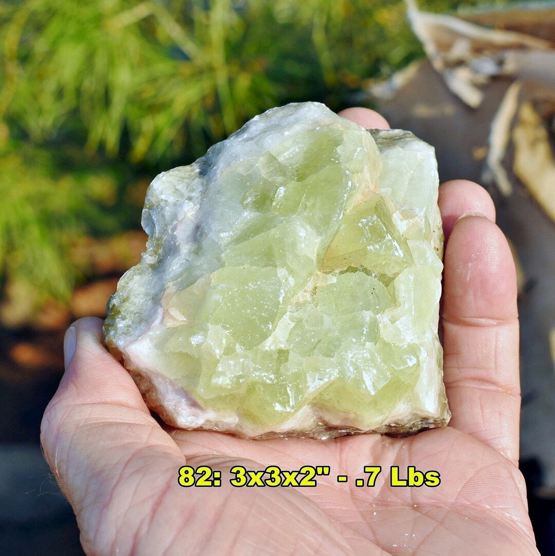 Green CALCITE Crystal Mineral Specimens From Mexico 3-6 Cabinet Size ...