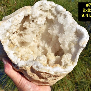 Extra Large Hollow Quartz CRYSTAL GEODES Choice of 10 5-10 Quartz ...