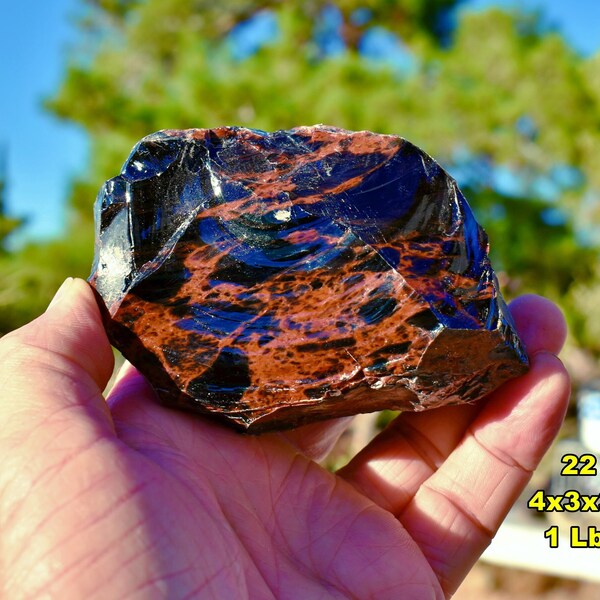 Red Obsidian - Etsy