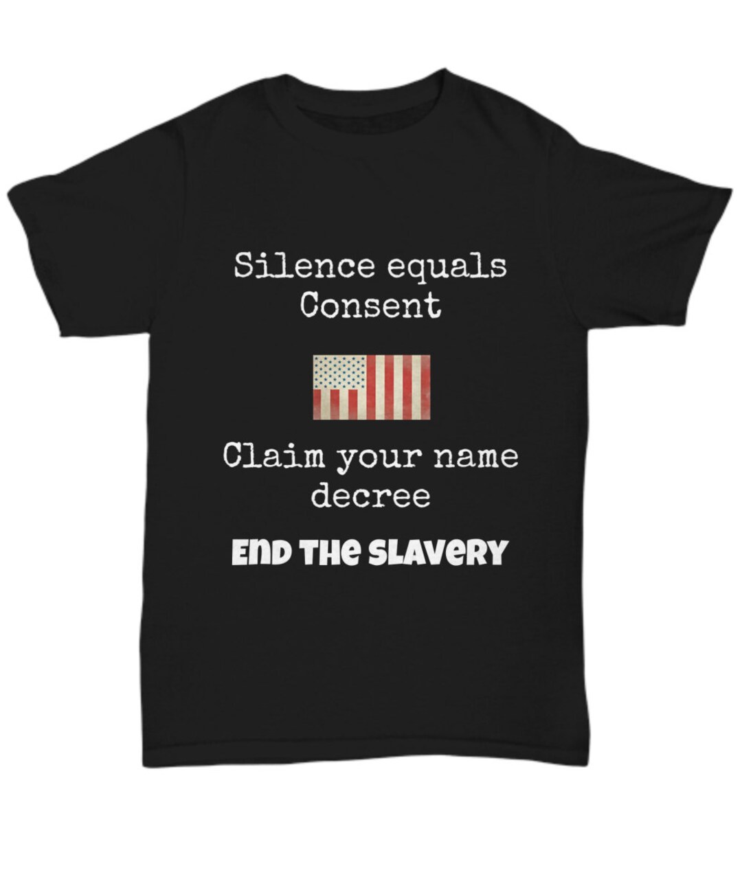 End the Slavery Shirts, Freedom Lovers’ Gift, United State National ...