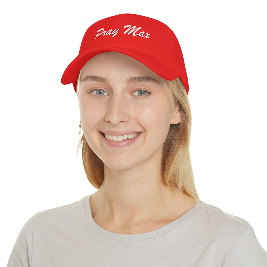 Pray Max Baseball Cap | Script Religious Hat, Prayer Statement - Etsy