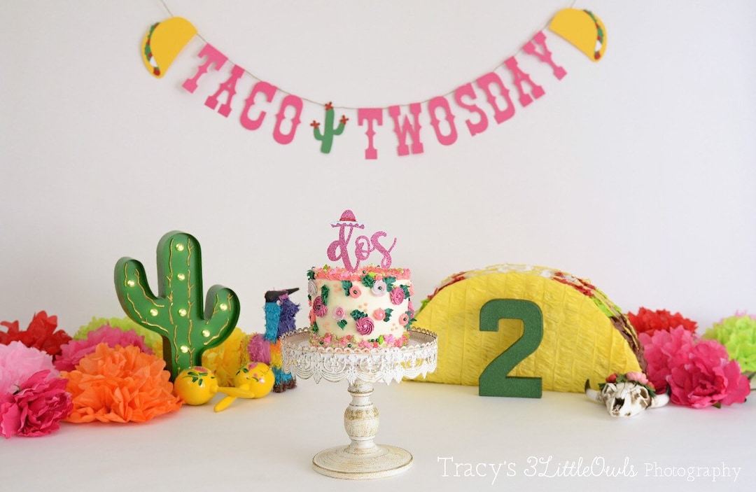 Taco Twosday, Taco Bar Banner, Taco Banner, Taco Decor, Fiesta Banner ...