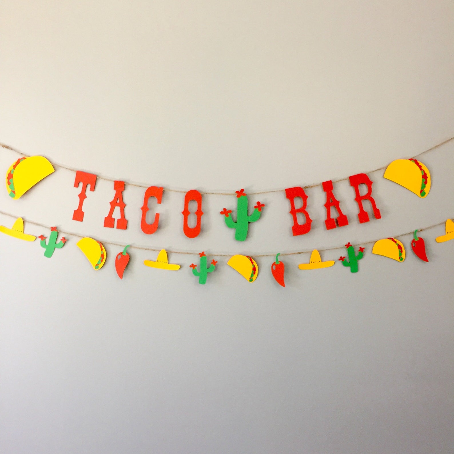 Taco Bar Banner Taco Banner Taco Decor Fiesta Banner | Etsy