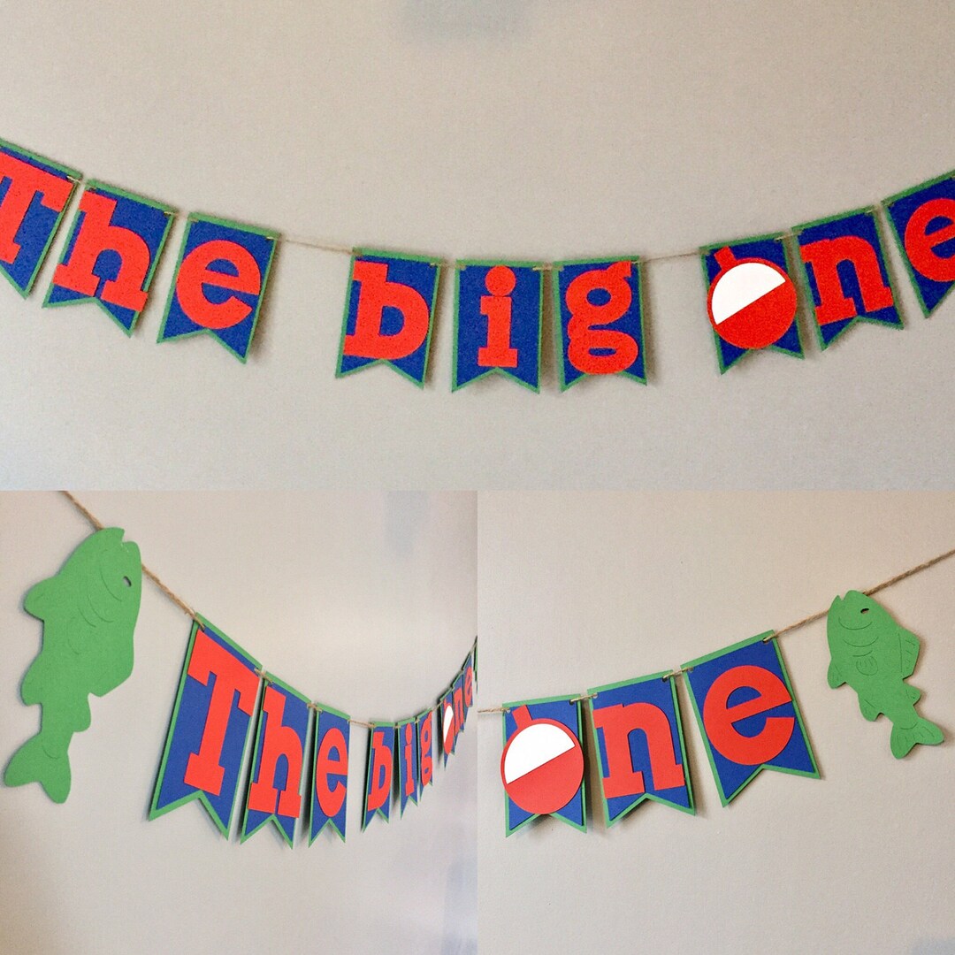 The Big One First Birthday Fishing Birthday Fishing First - Etsy