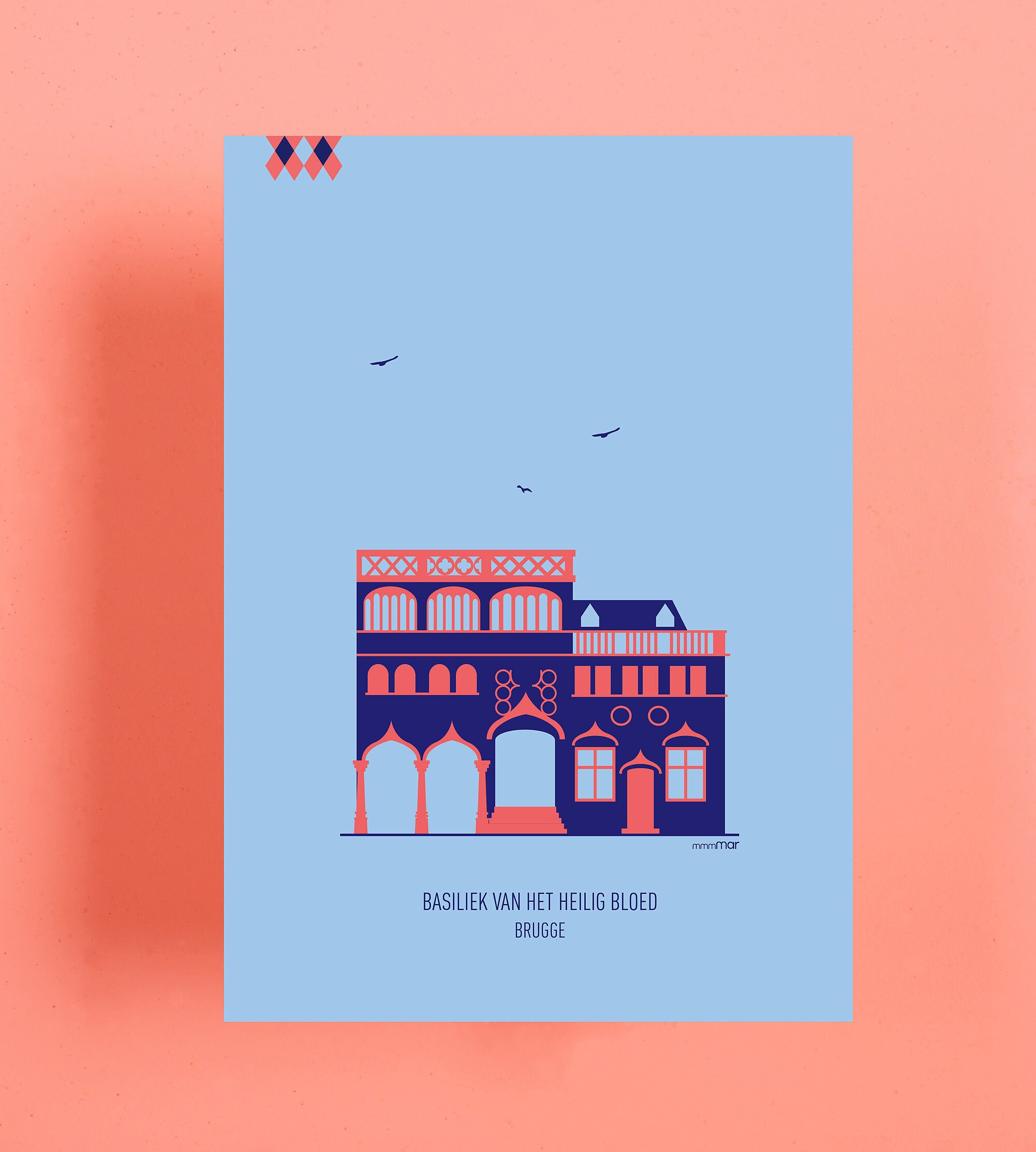Postcards Bruges Onze Lieve Vrouwekerk Baseliek Van Het Etsy