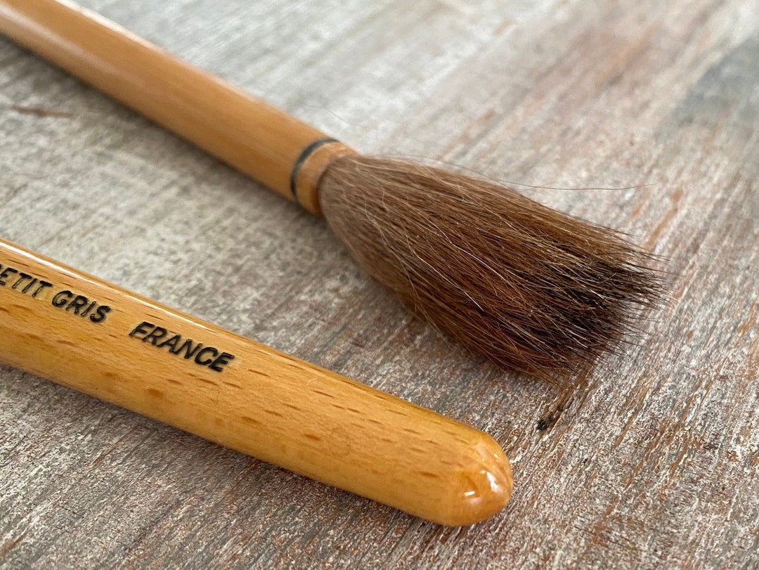 1950s Asian NATURAL Fiber Bristle Brush Bamboo Wood Handle Vintage ...