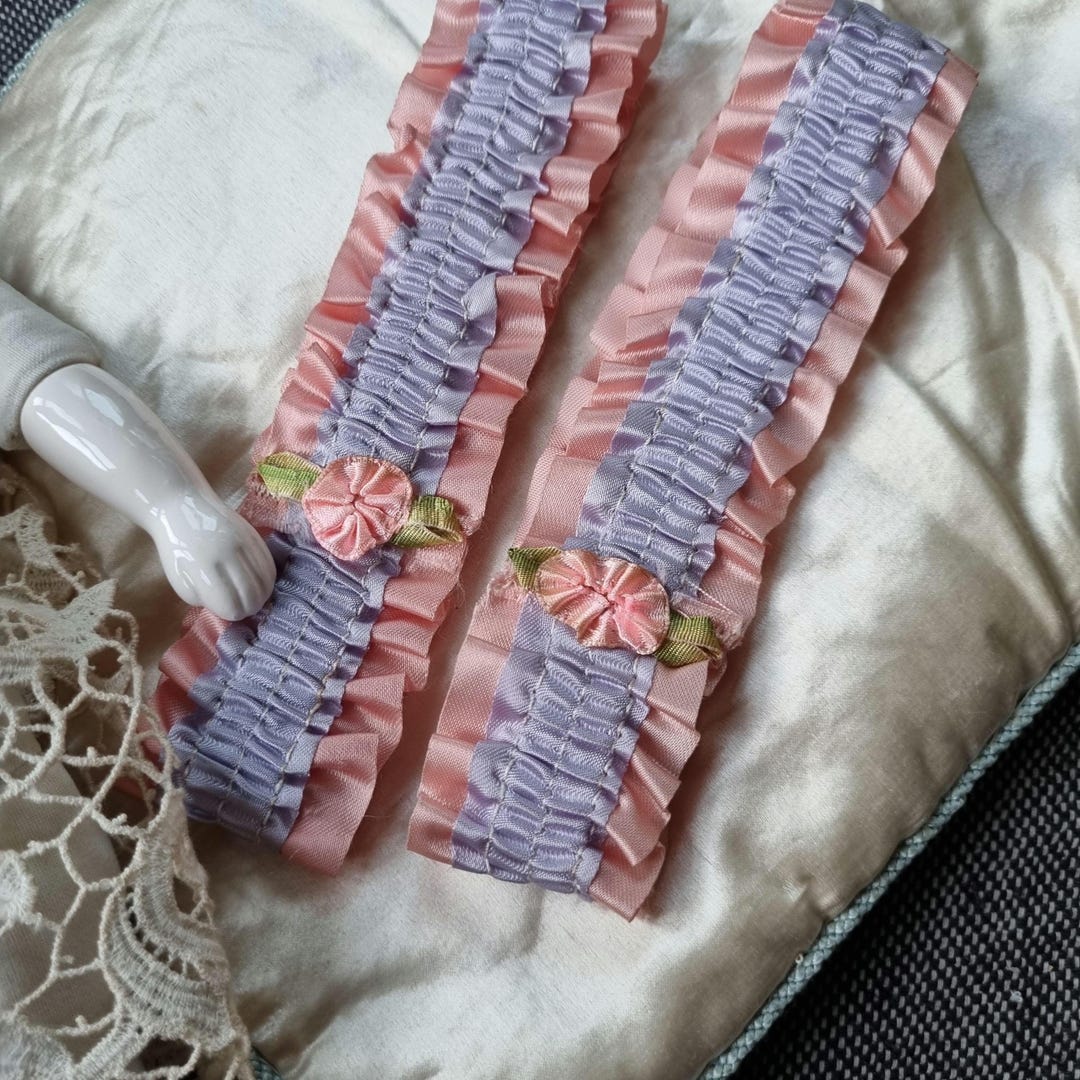 Antique Vintage 1920 Wedding Garters Art Deco Garter Lingerie ...