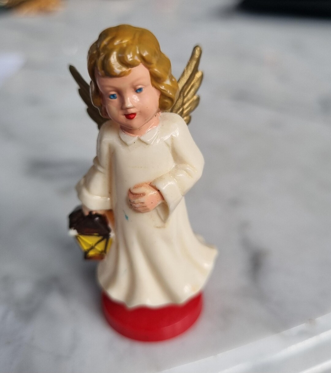 Vintage Christmas German Angel Feather Tree Decoration Ornament - Etsy