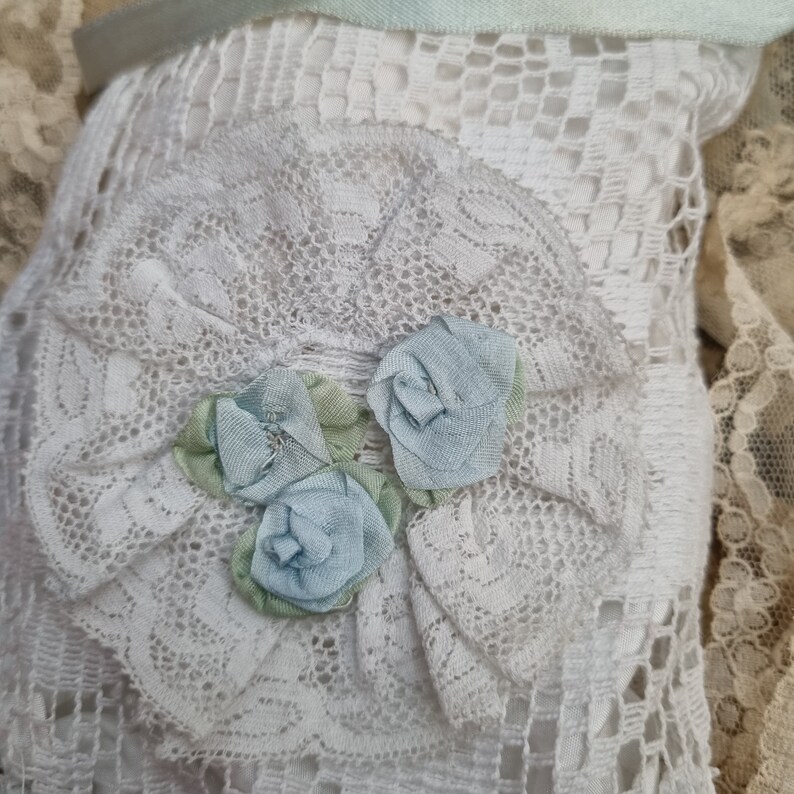 Vintage Antique Victorian Lace RETICULE Drawstring Wrist Bag. - Etsy