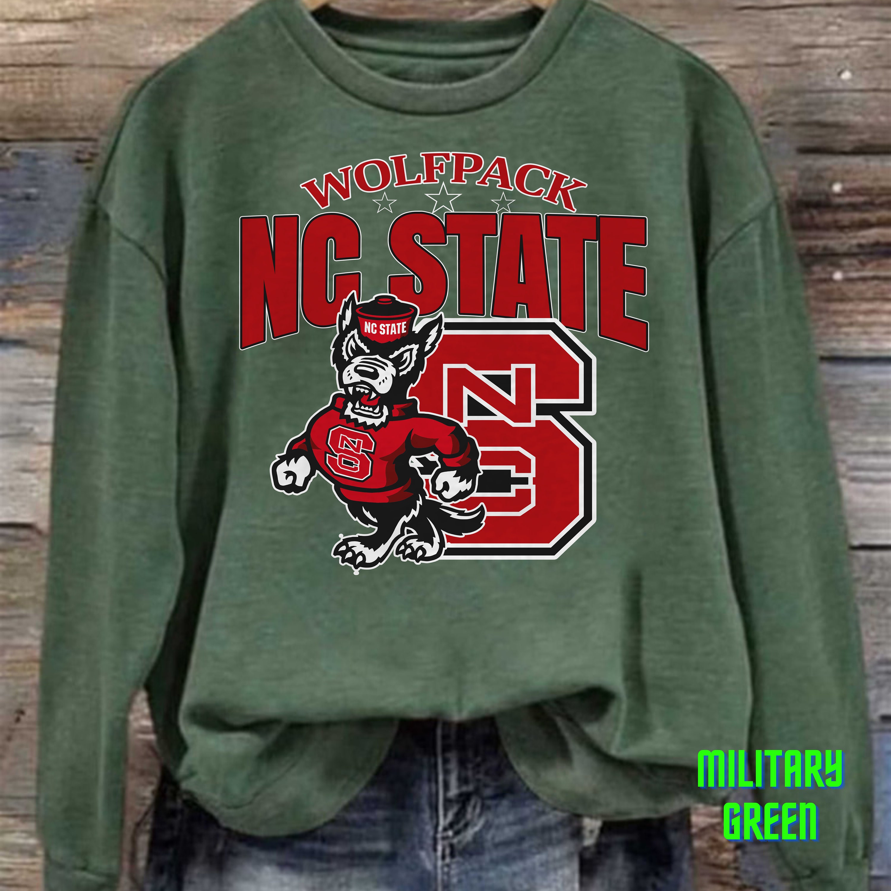 NC State Wolfpack North Carolina State University Retro Vintage ...