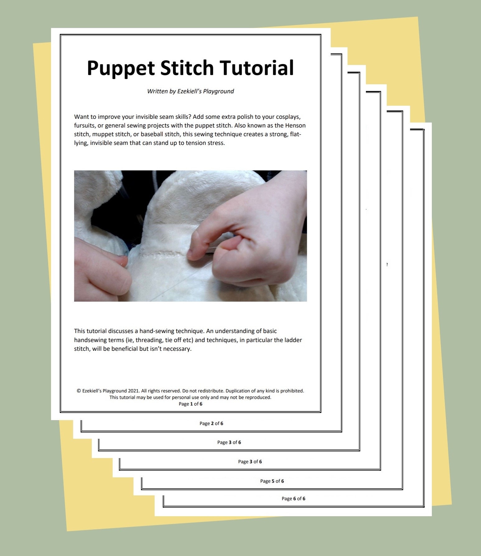 Henson/puppet Stitch Tutorial - Etsy