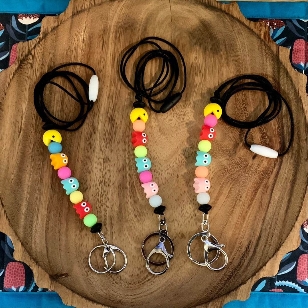 Pacman Retro Gaming Lanyard - Etsy