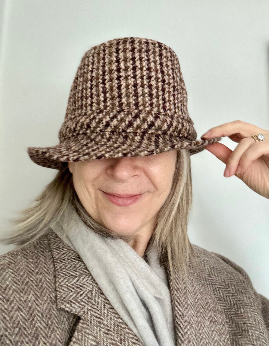 Harris Tweed Hat, Eddie Bauer Resistol Hat, Vintage Tweed Hat - Etsy