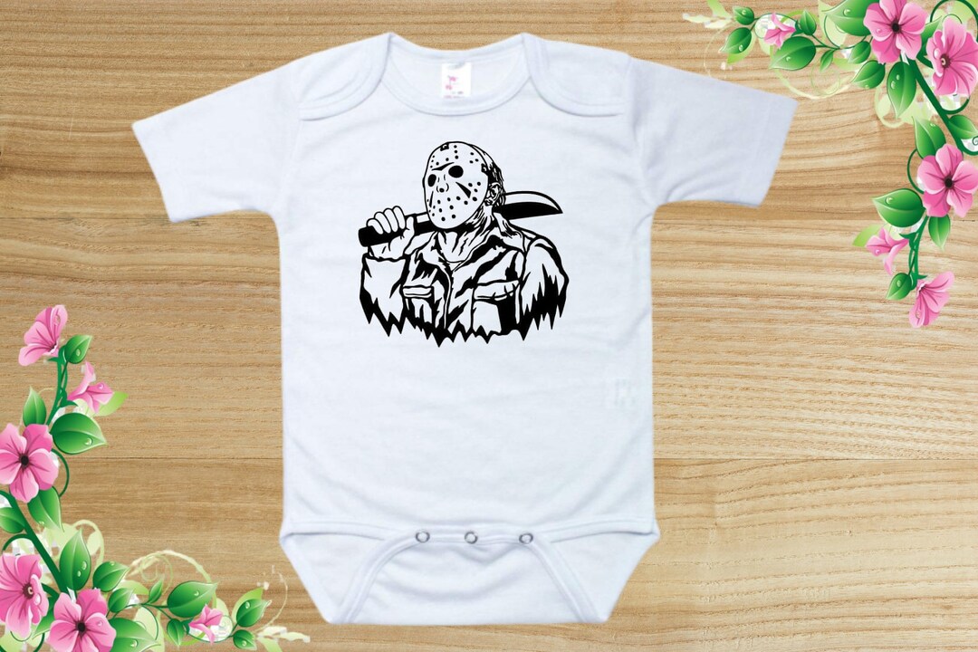 Jason Scary Movies Halloween Horror Onesie Bodysuit Newborn - Etsy