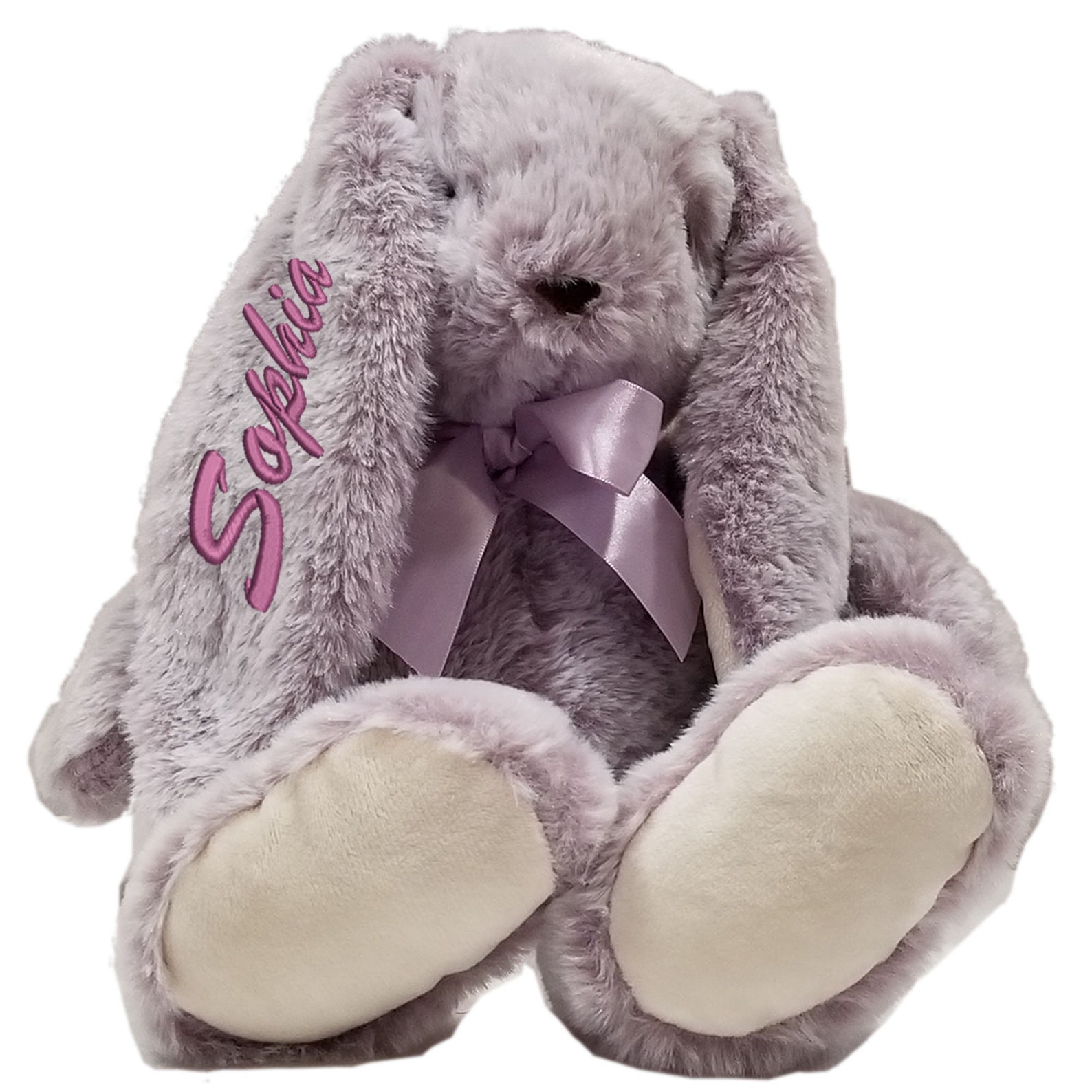 Personalized Plush Bunny Embroidered Name on 4 Inch Ear 13 - Etsy