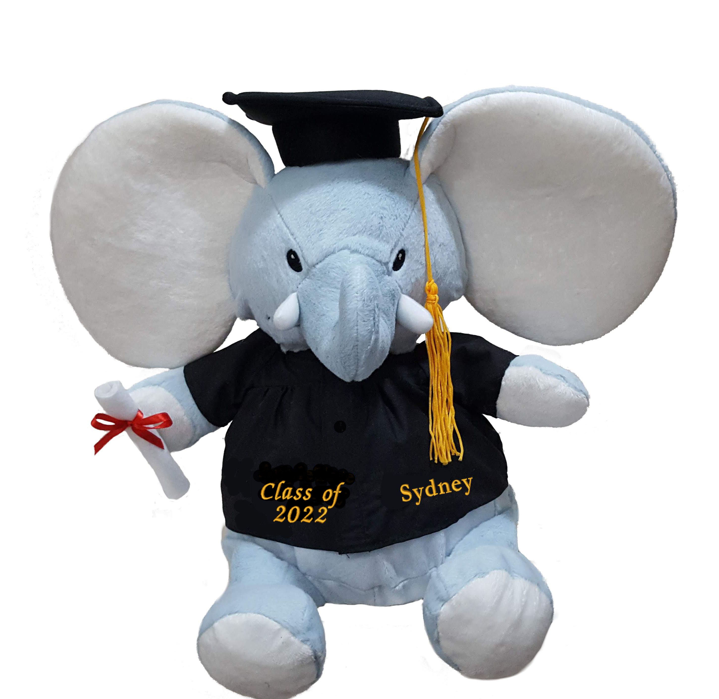 Personalized Graduate Elephant Blue Customized Class of 2021 - Etsy Sweden