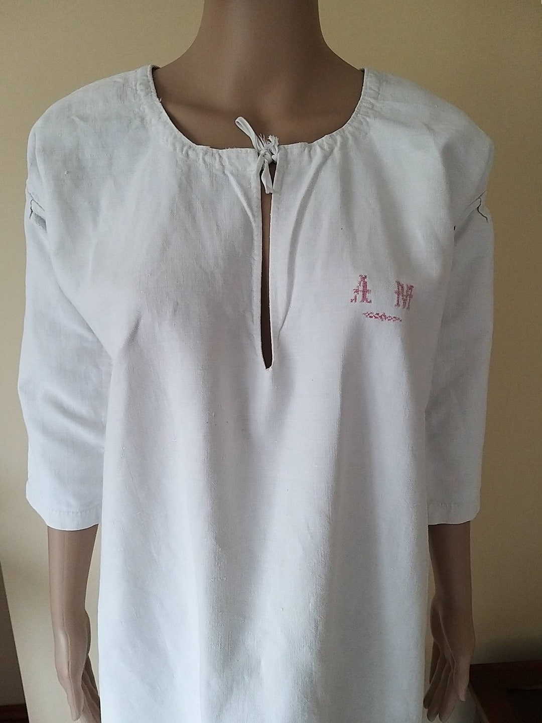 Antique French Hemp Smock-peasant Workshirt-peasant Tunic-farmhouse ...