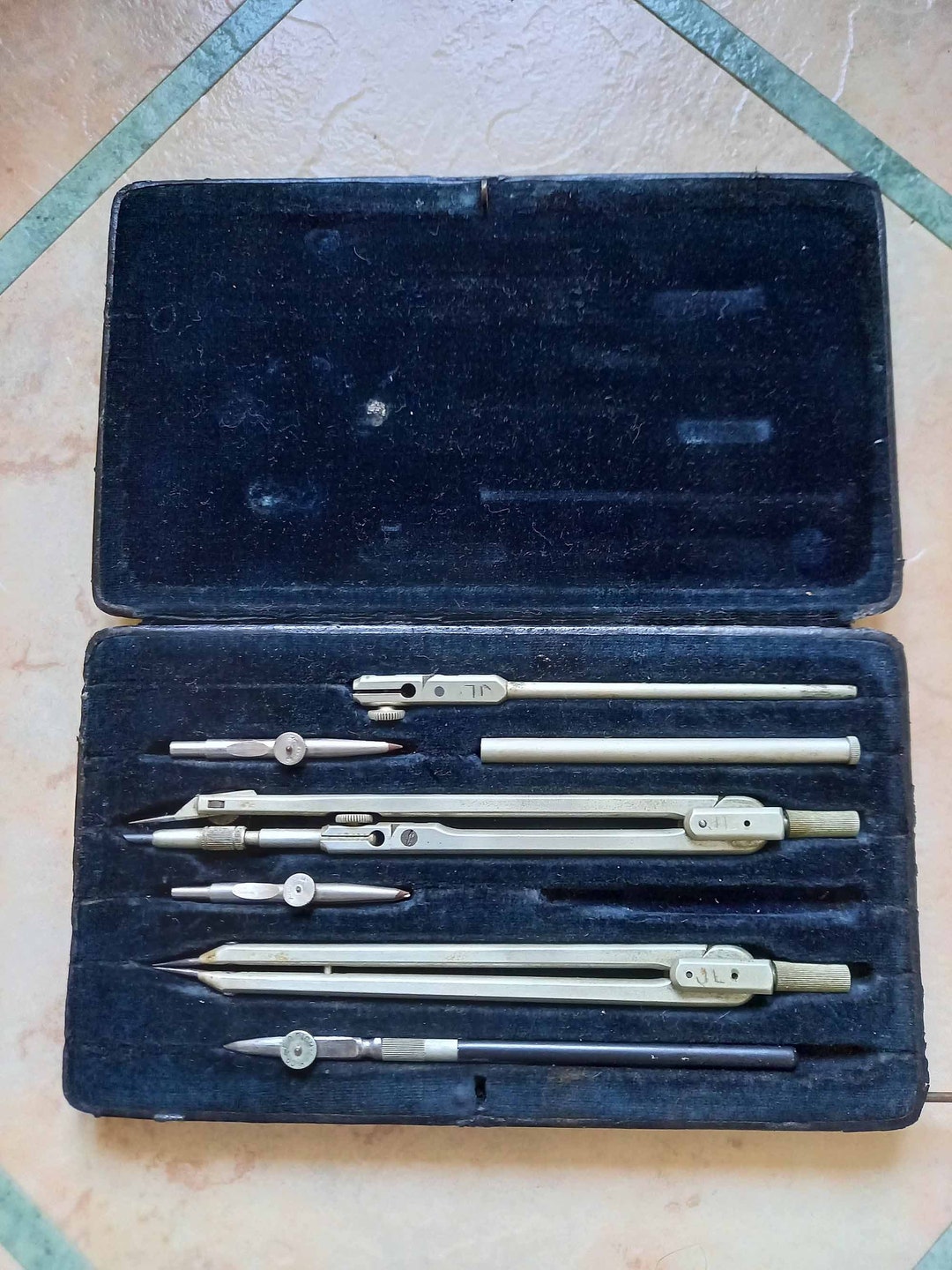 Antique-e.o. Richter-technical Drawing Compass Set-1920's - Etsy