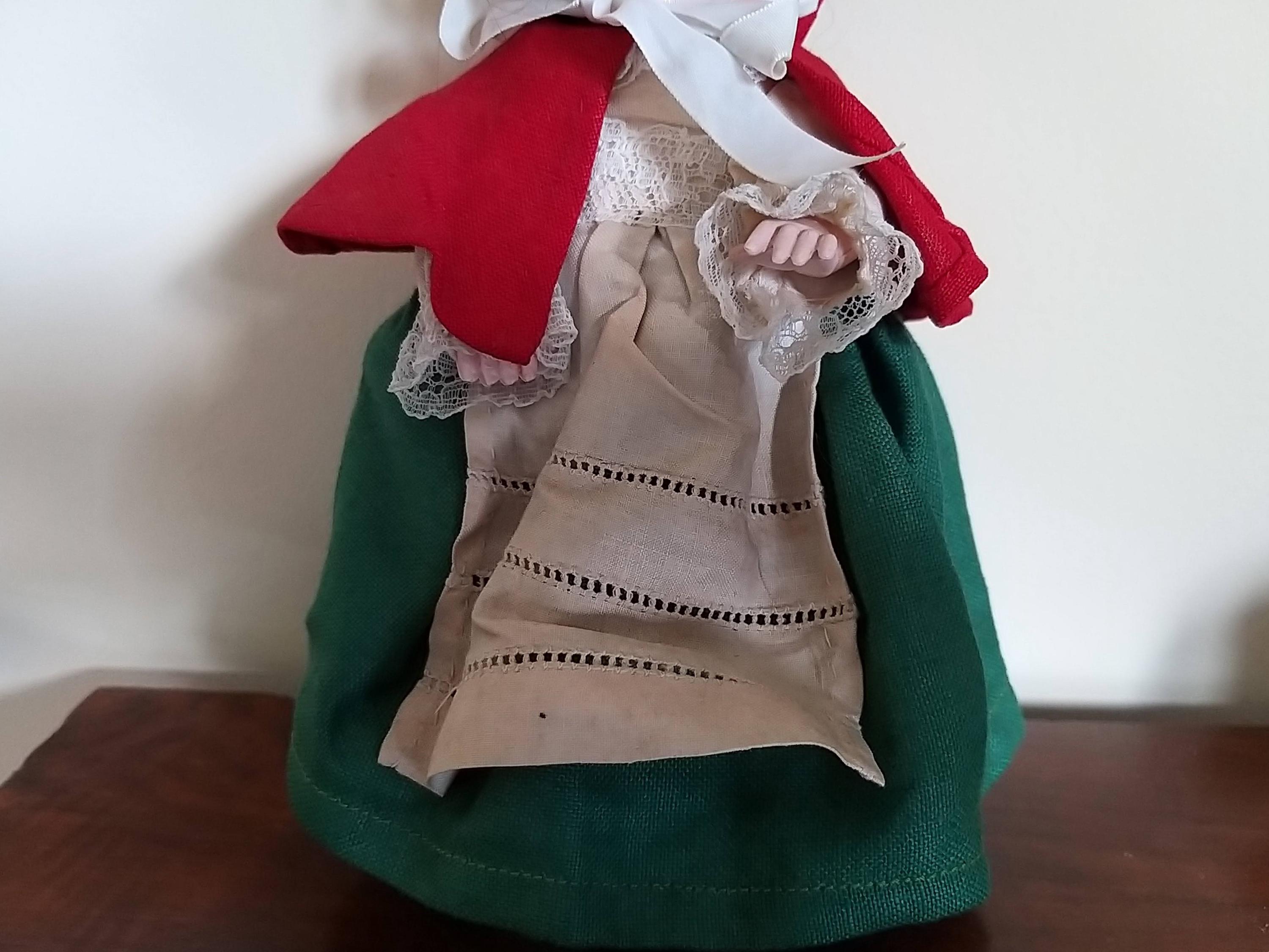 1950s Hard Plastic Miss Rosebud Doll Red Riding Hood Outfit Cinderella ...