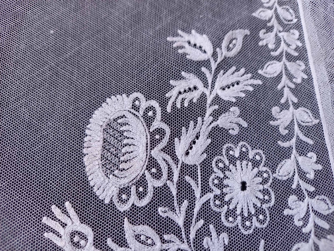 Victorian Dress Apron-limerick Lace-coggleshall Lace-dress Apron ...