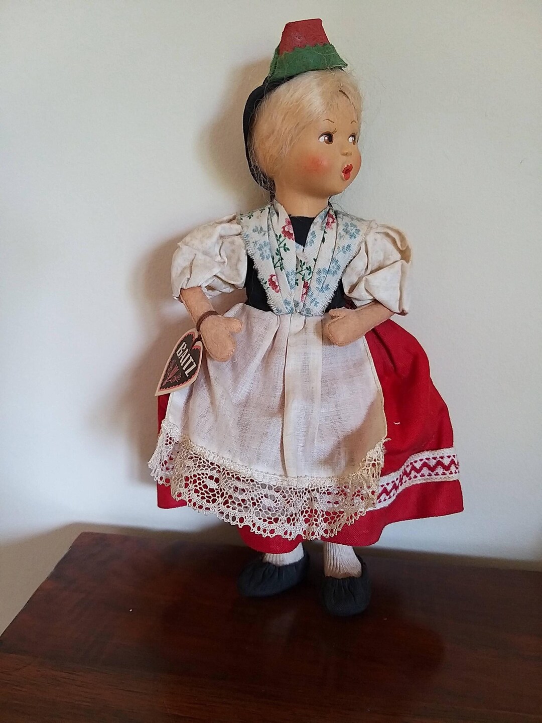 Baitz Whistling Doll-baitz Compostion Doll-dirnd Doll-marburg Costume ...