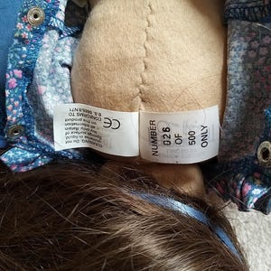 Rare Merrythought Limited Edition Felt Doll Lucy No. 26 of 500-17 Doll ...