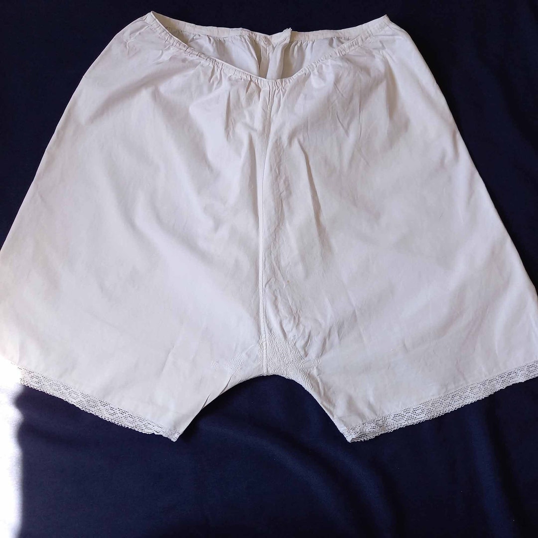 Victorian Knickers-drawers-lace Trim-authentic-large Size-costume Drama ...