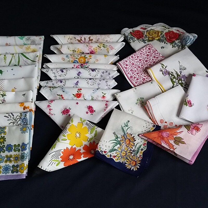 Vintage Handkerchief - Etsy