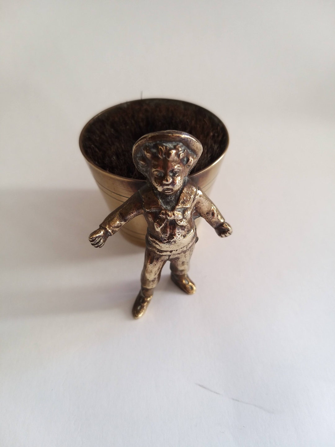 Antique Victorian Brass Dip Pen Nib Wipe-1800s-sailor Boy-genuine ...