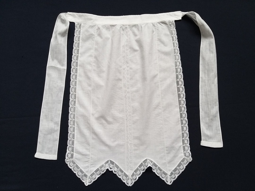 Antique Edwardian Waitress Apron-maids Apron-1910s Half Apron - Etsy