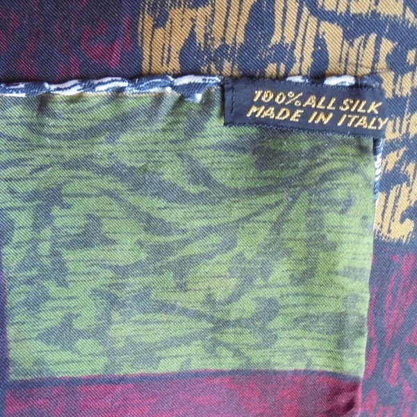 Italian Silk Scarf - Etsy