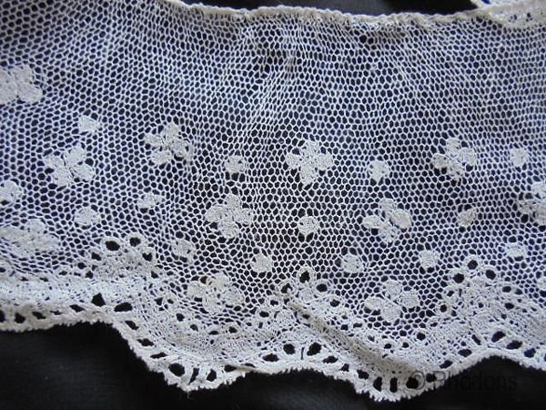 Victorian Lace Cuffs-handmade Lace-early 19th Century-costume Design ...