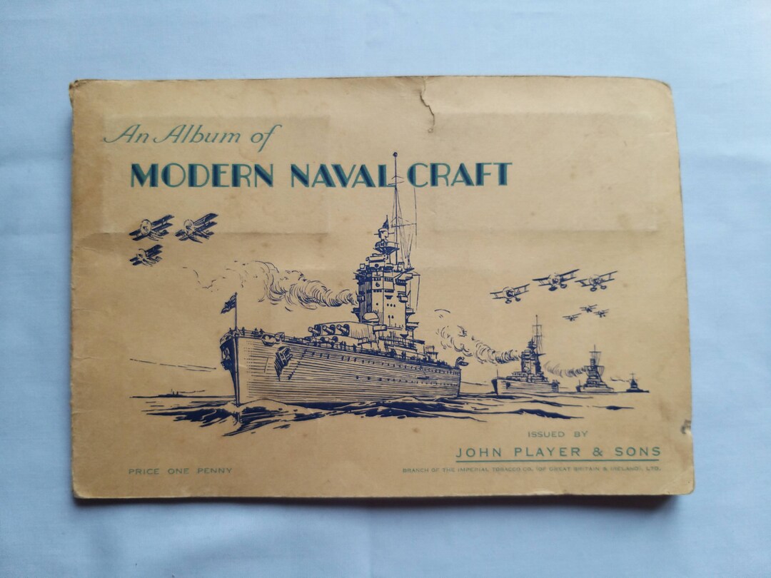 Modern Naval Craft Album Complete With Cards-john Player & Son-1930s - Etsy