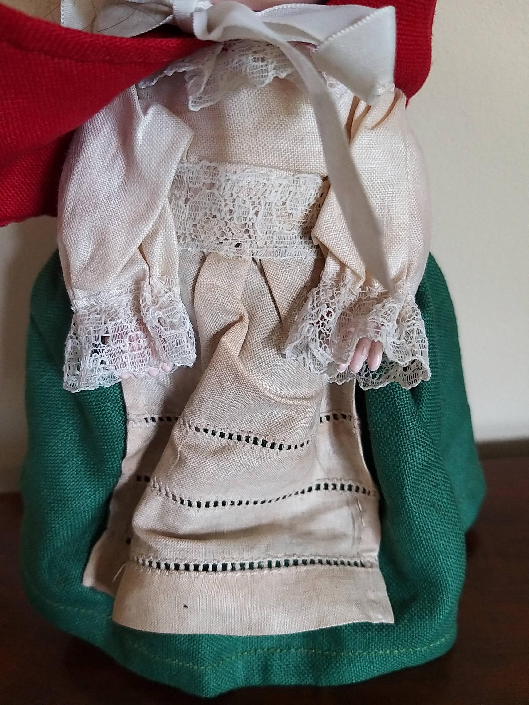 1950s Hard Plastic Miss Rosebud Doll Red Riding Hood Outfit Cinderella ...