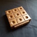 Vintage Nine Holes Board Game-three Mens Morris-ancestor of Noughts and ...