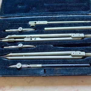 Antique-e.o. Richter-technical Drawing Compass Set-1920's - Etsy UK