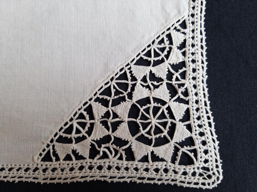Vintage Greek Cypriot Lace, Lefkaritika, Venis Lace, Athienou Lace-pre ...
