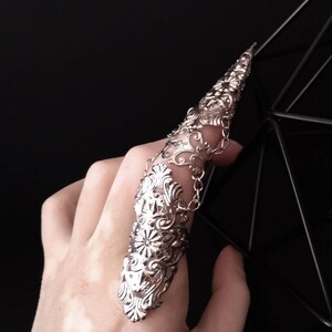 Finger Claw Rings rake Gothic Nail Jewelry Vampire - Etsy