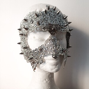 Metal Filigree Mask "chimera" Costume Halloween Metal Mask Vampire Ball ...